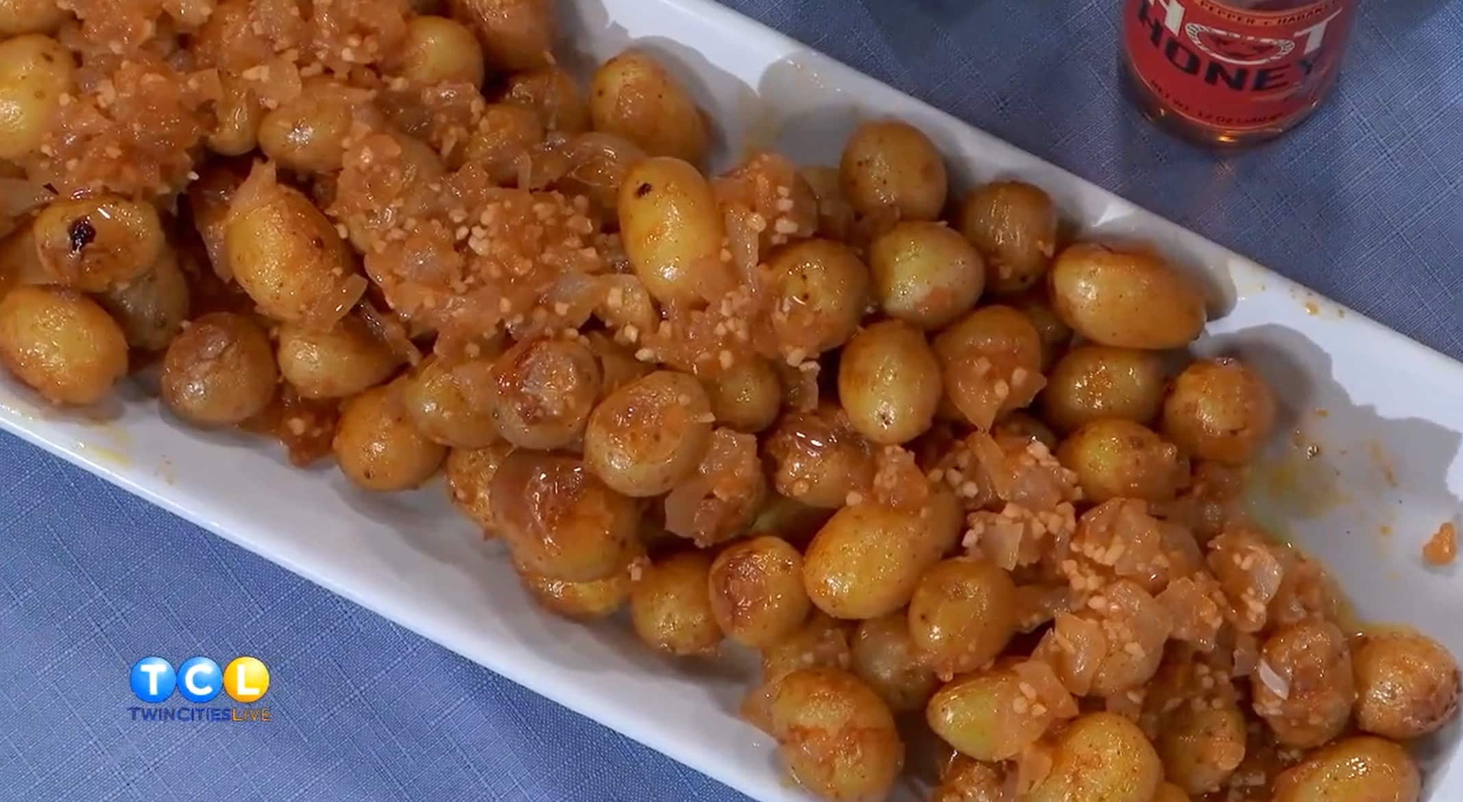 Hot Honey Roasted Potatoes - Love That Olive